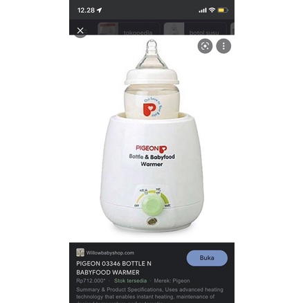 Jual pigeon botol and babyfood warmer - penghangat Asi | Shopee Indonesia