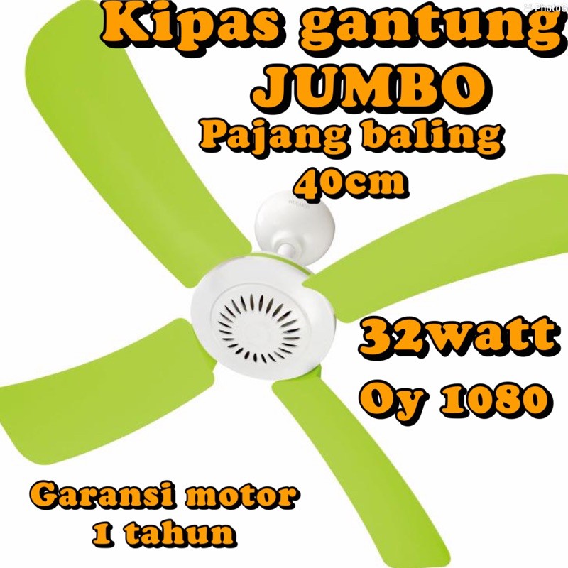 Jual KIPAS GANTUNG / KIPAS ANGIN OUYASHI 32W 1080 | Shopee Indonesia