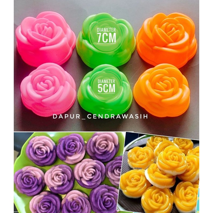 Jual Cetakan Puding Putu Ayu Bunga Mawar Kecil Plastik | Shopee Indonesia