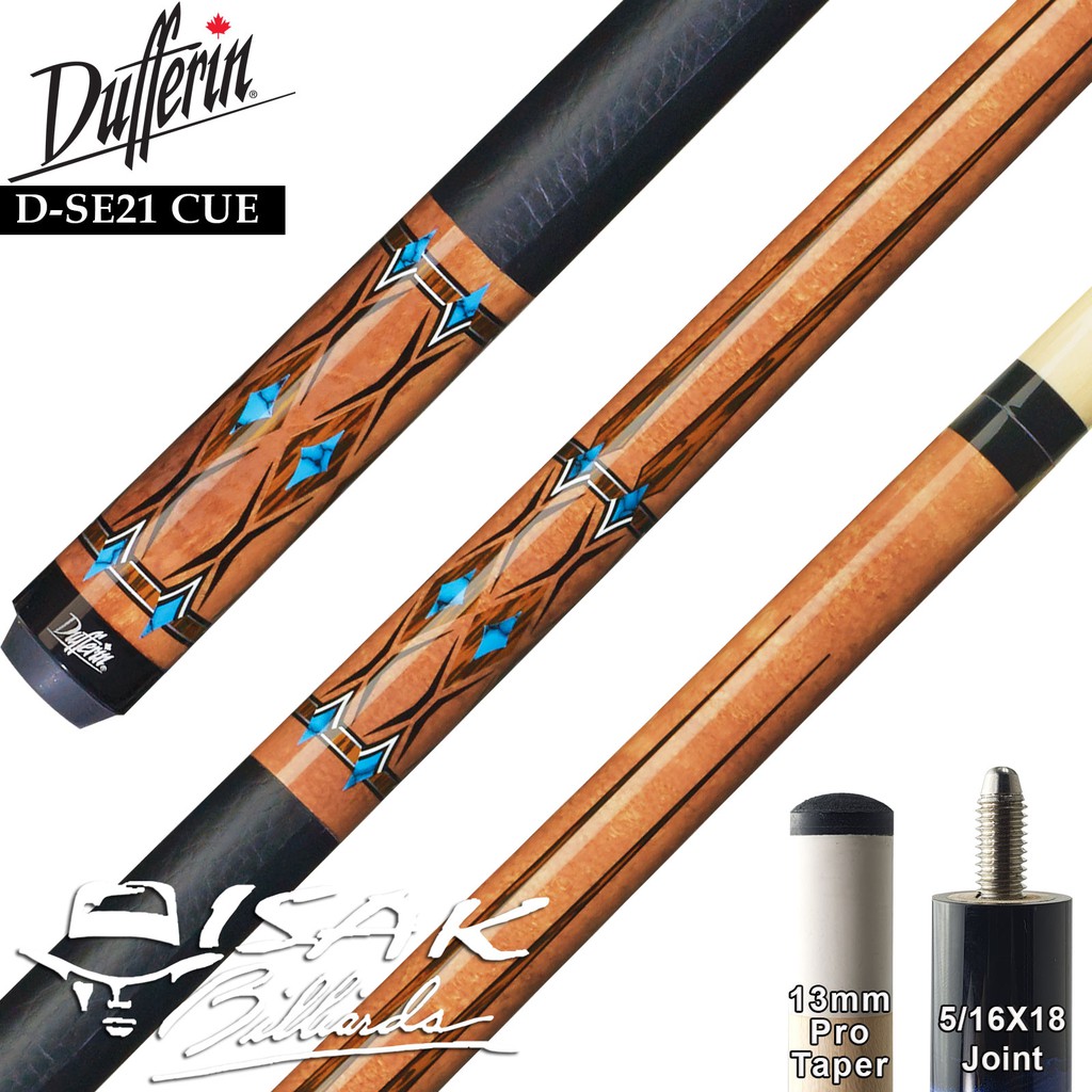 Jual Dufferin D-SE21 Pool Cue - Canada Maple Billiard Stick Stik Biliar ...