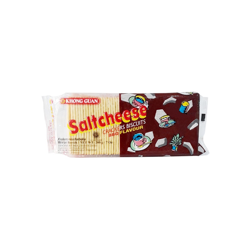 Jual Khong Guan Saltcheese BBQ/Barbeque Biskuit 200gr | Shopee Indonesia