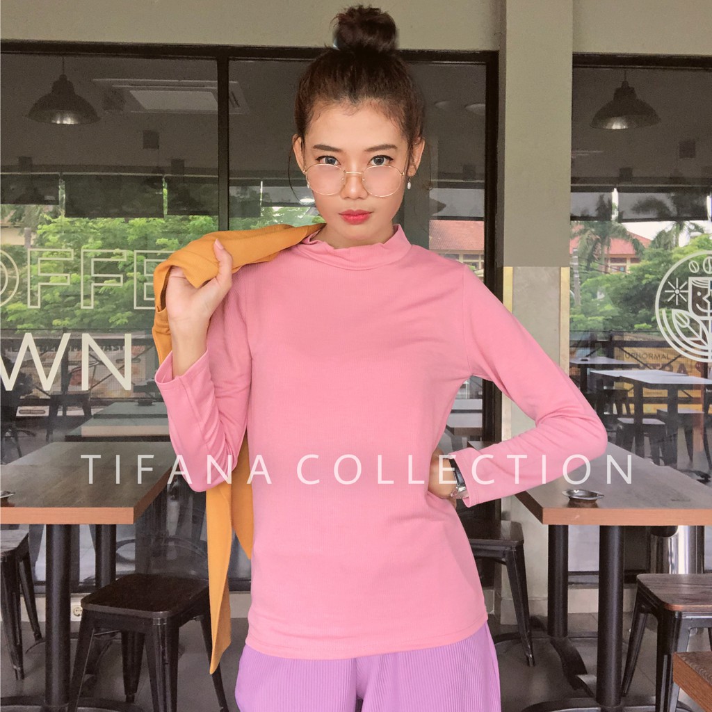 Jual Tifana Top Turtleneck | Shopee Indonesia