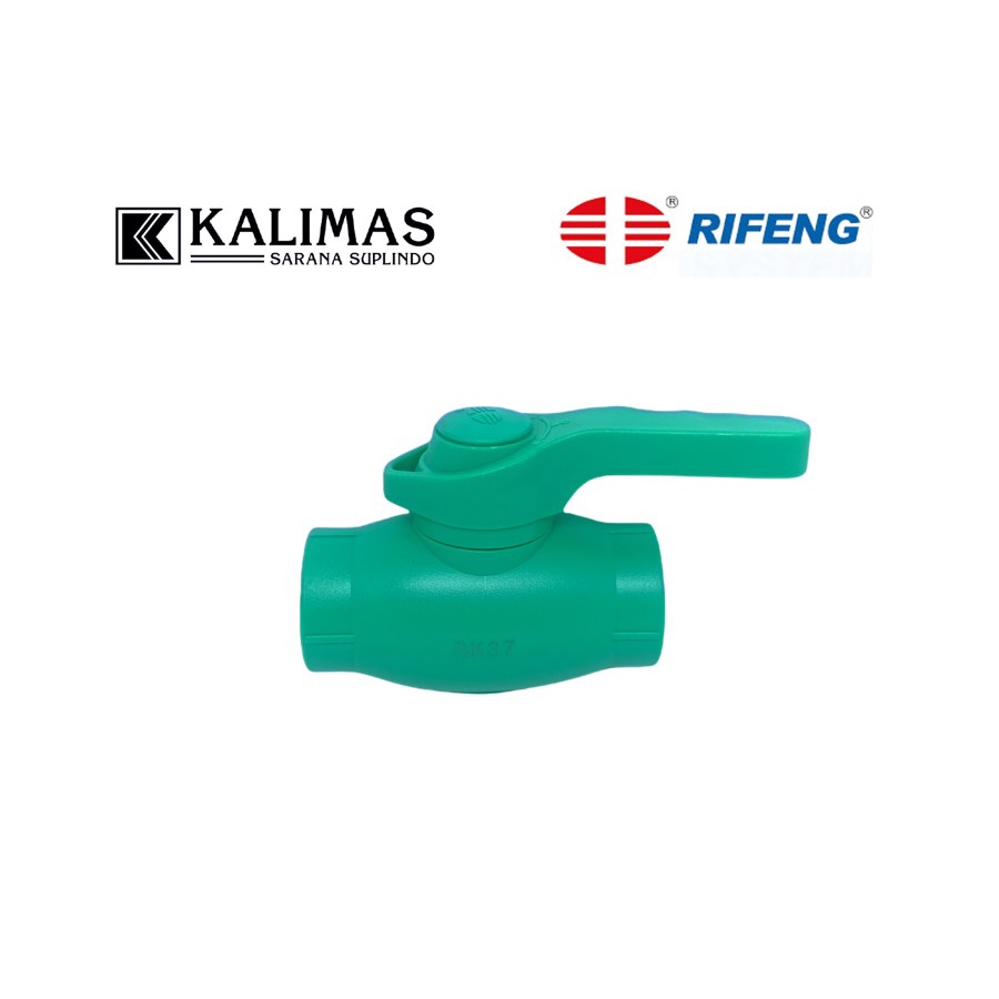 Jual Pipe Ball Valve PPR (RIFENG) F12-J20X20 (Green) | Shopee Indonesia