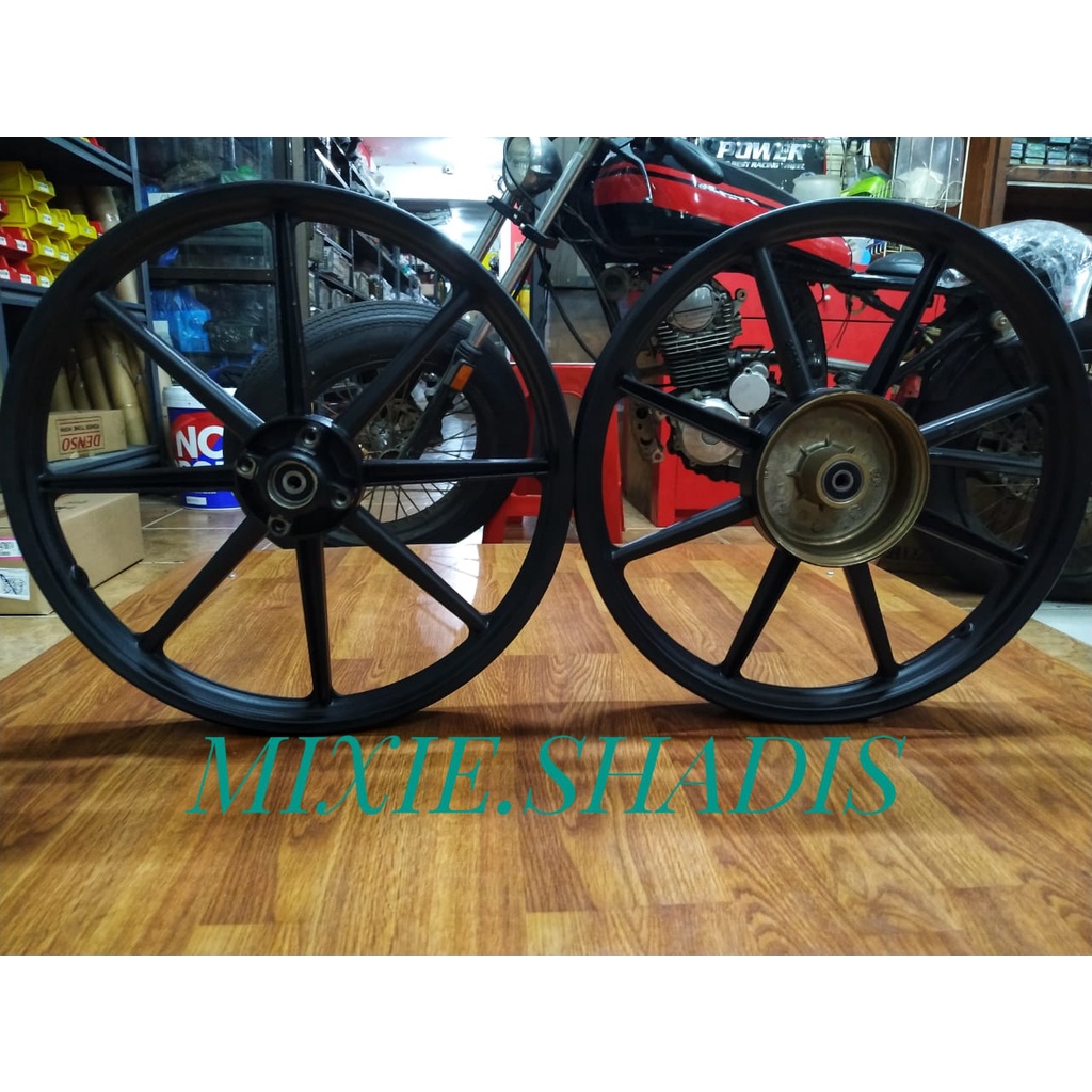 Jual Velg Bintang Motor Merk Rossy Tipe Zigen Swan Ukuran 140/160 Ring ...