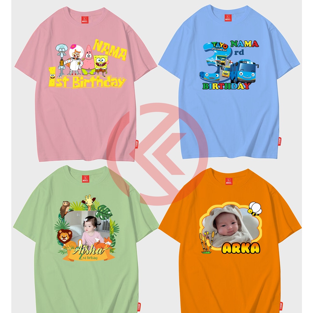 Jual KAOS ULTAH KELUARGA` BAJU COUPLE PREMIUM COMBED 24s` BEBAS DESAIN ...