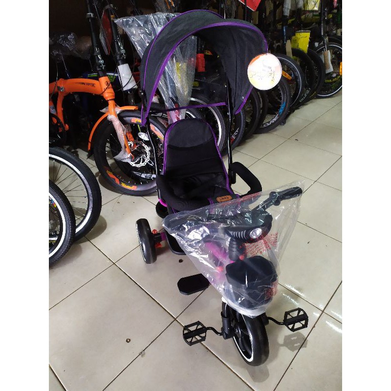 Jual Sepeda Stroller Roda Tiga Pacific Musik Kursi Bisa Putar Free ...