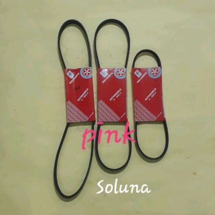 Jual Tali Kipas V Belt Fan Belt Komplit Toyota Soluna Alternator AC Power Steering 3 macam ...
