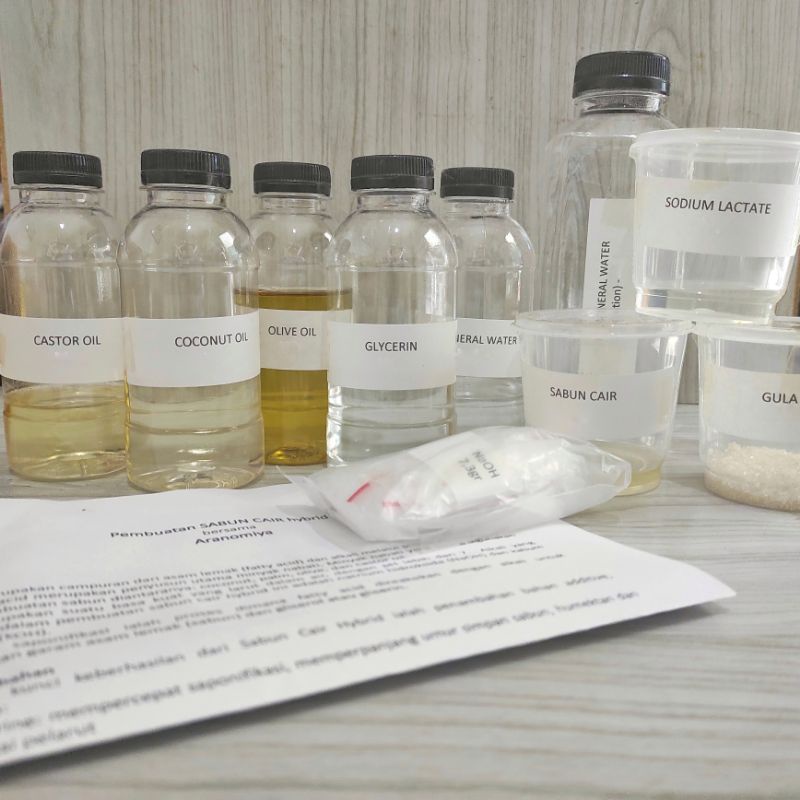 Jual DIY - Soap Kit - Sabun Cair - Harap melhat dulu tutorial pembuatan ...