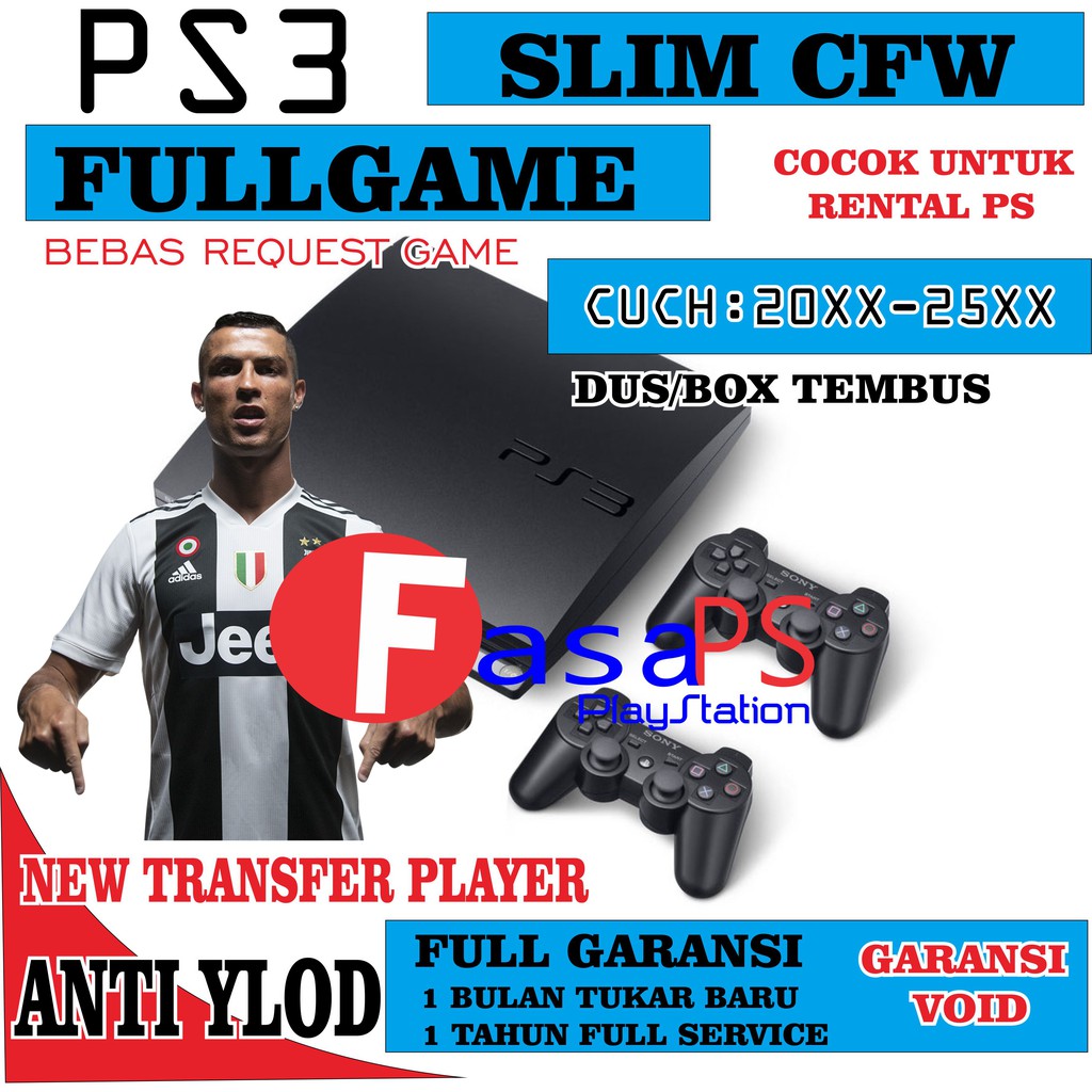 Jual PS3 Slim 160gb CFW Murah/Playstation 3 Slim 160gb Fullgame Bebas ...