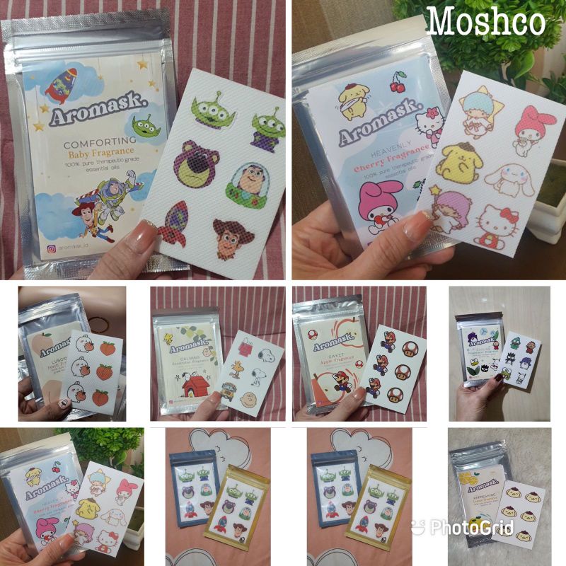Jual Aromask Sticker Masker Aroma Patch /Stiker Masker Aromaterapi ...