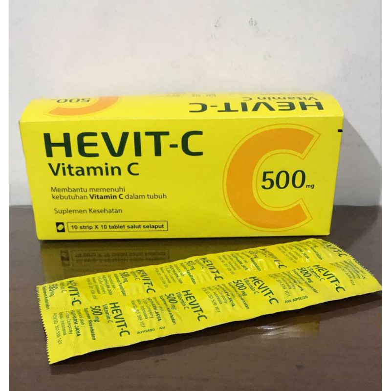 Jual Hevit - C VITAMIN C 500 MG (strip) | Shopee Indonesia