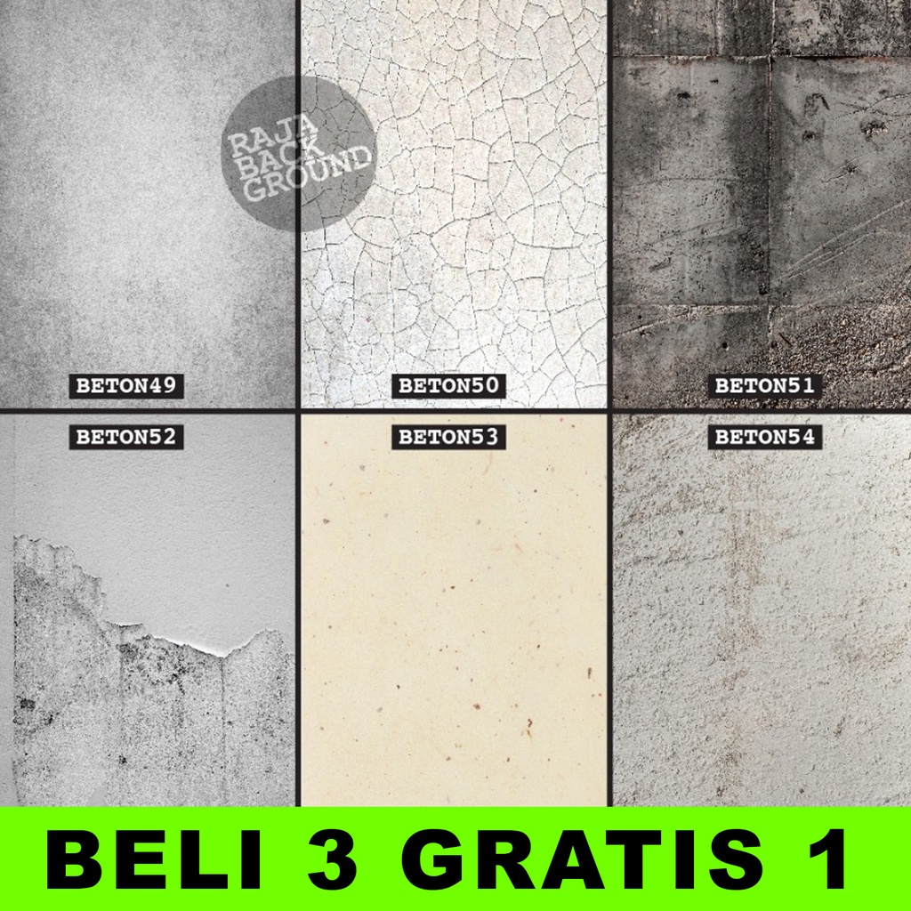 Jual Alas / Background Foto motif BETON V | 50 cm x 100 cm (PORTABLE ...