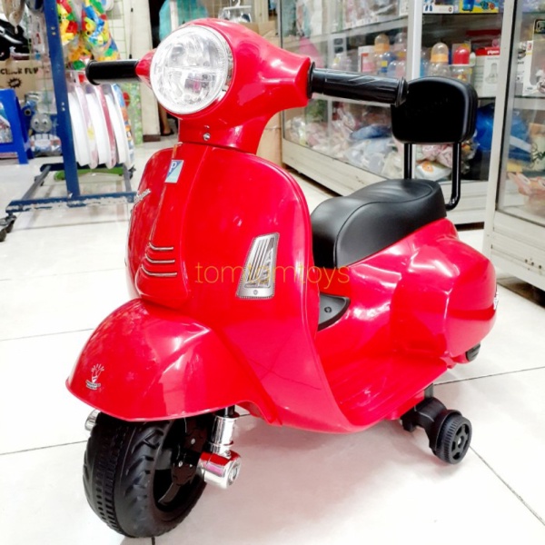 Jual Dijual VESPA Sepeda Motor Anak Mainan Aki Berkualitas | Shopee ...