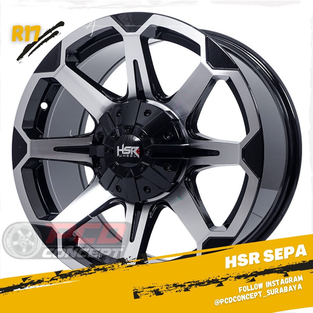Jual VELG MOBIL OFF-ROAD R17 TIPE HSR SEPA R17 LEBAR 8,5 ET25 BMF buat ...