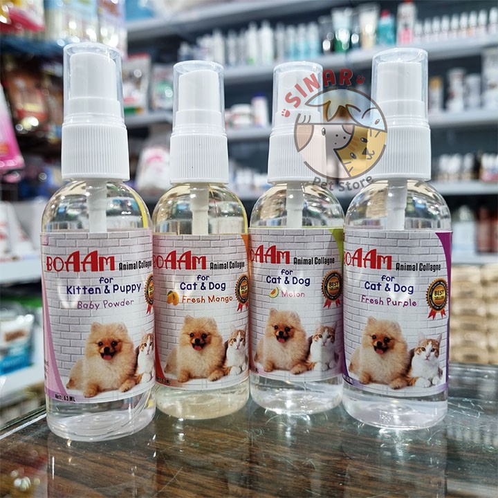 Jual Parfum BOAAM 60ML Hewan Aman Kucing/Anjing/Kelinci Wangi Fresh ...