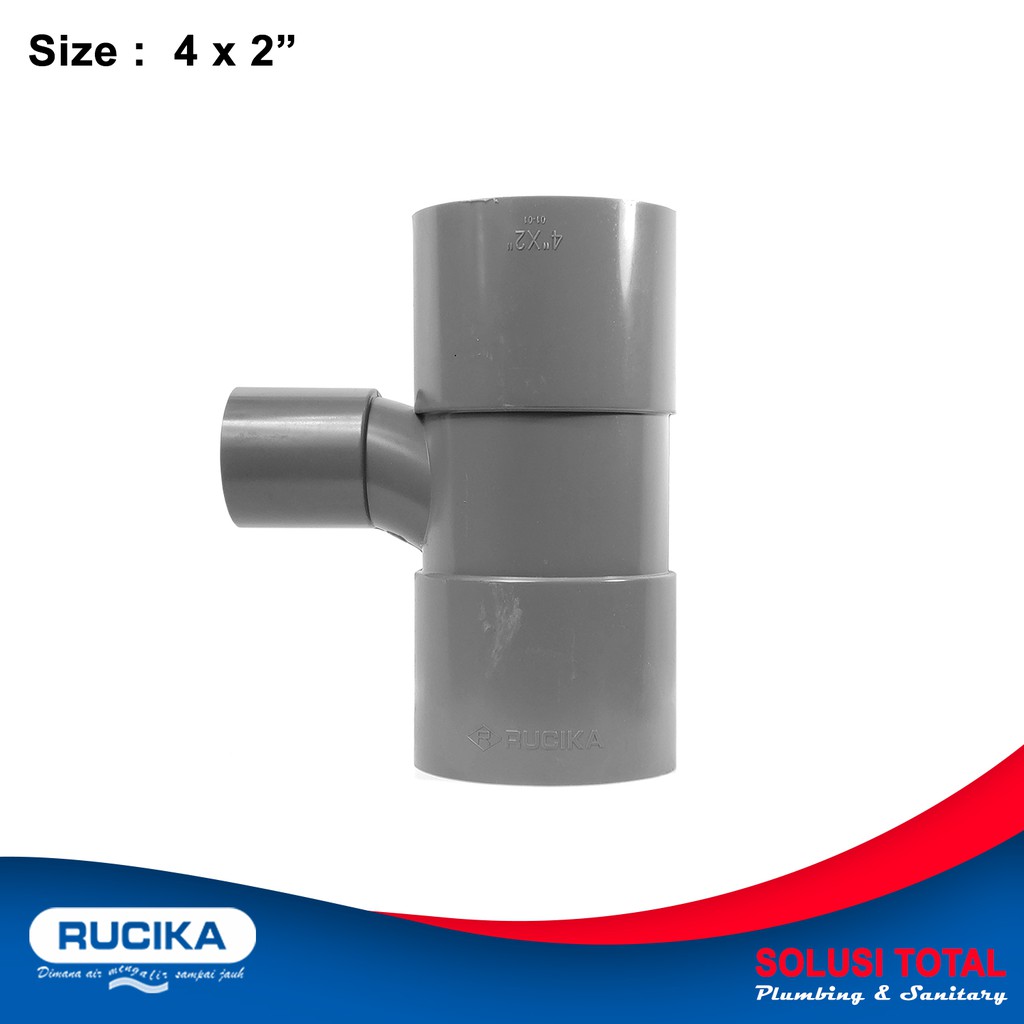 Jual TY 90 Derajat AW 4 x 2 Inch Tee Y 90 AW 4 x 2" PVC Rucika | Shopee ...