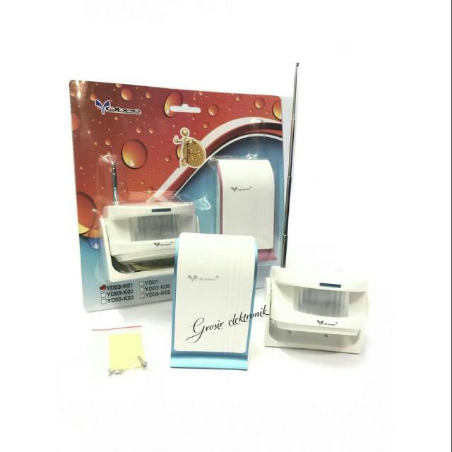 Jual RECOMMENDED!! NEW !! Bel Sensor Rumah Gerak Suara Terpisah Door ...