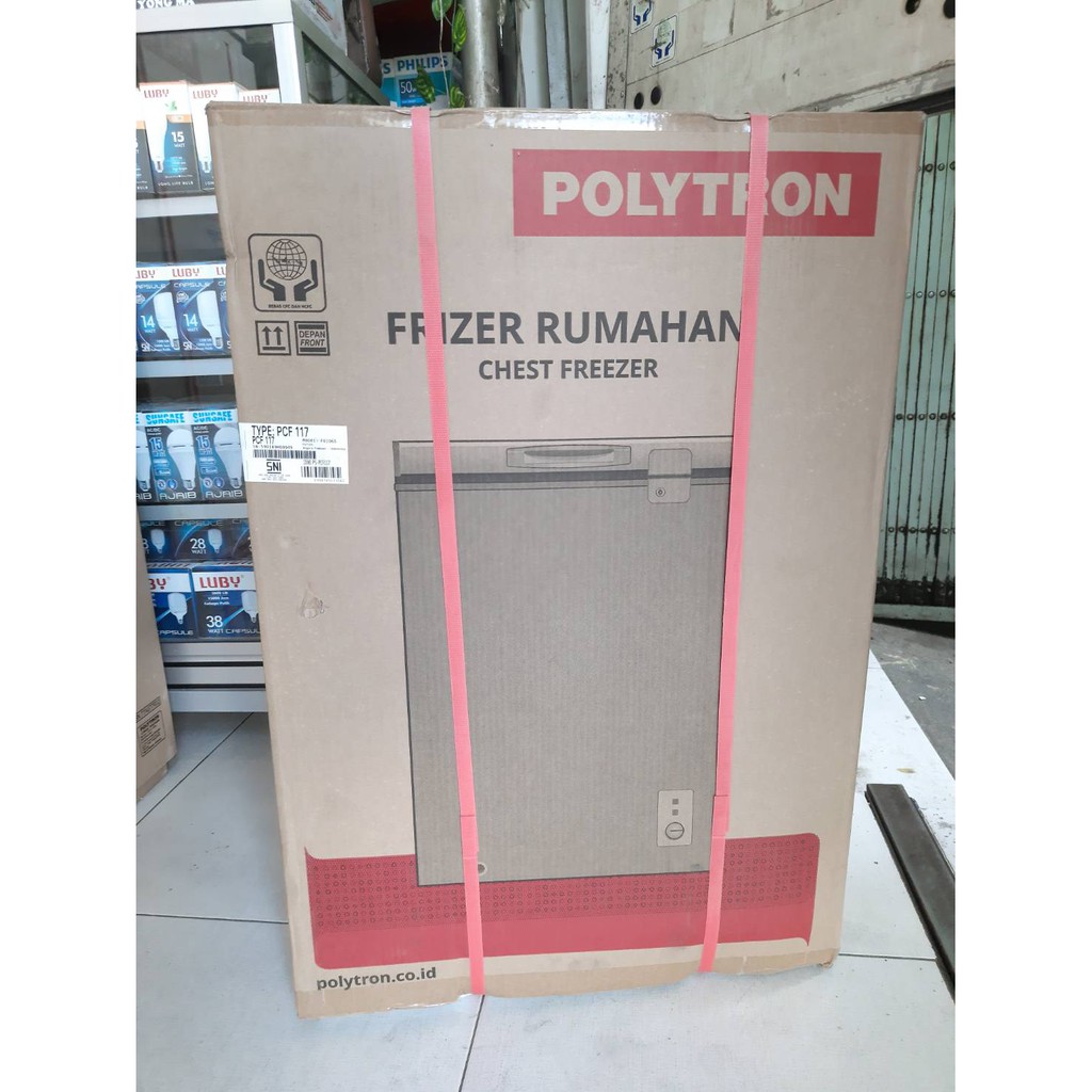 Jual Polytron Chest Freezer Box 100 Liter PCF 118 130 Watt 100L ...