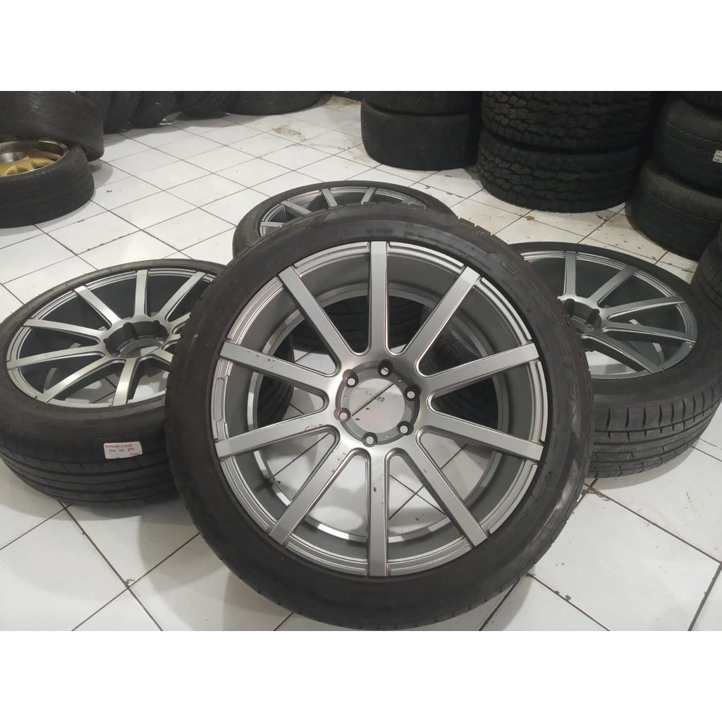 Jual velg mobil bekas ring 22 untuk mobil fortuner pajero opel plus ban ...