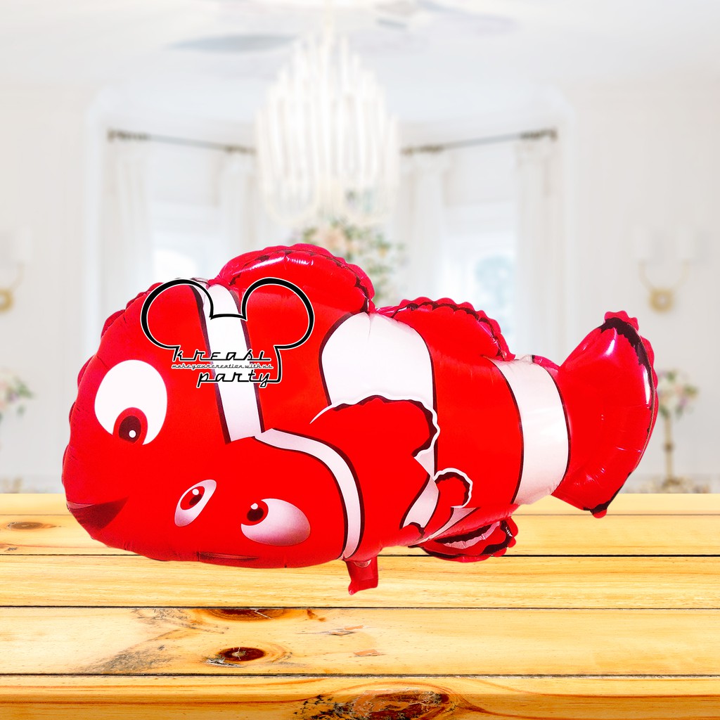 Jual Balon Karakter Nemo / Balon Karaker Animal / Balon Hewan | Shopee ...
