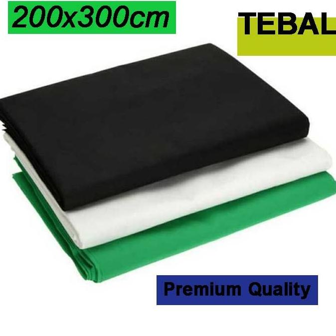 Jual Kain Backdrop Hitam Studio Foto Photo Fotografi Lightning Green ...