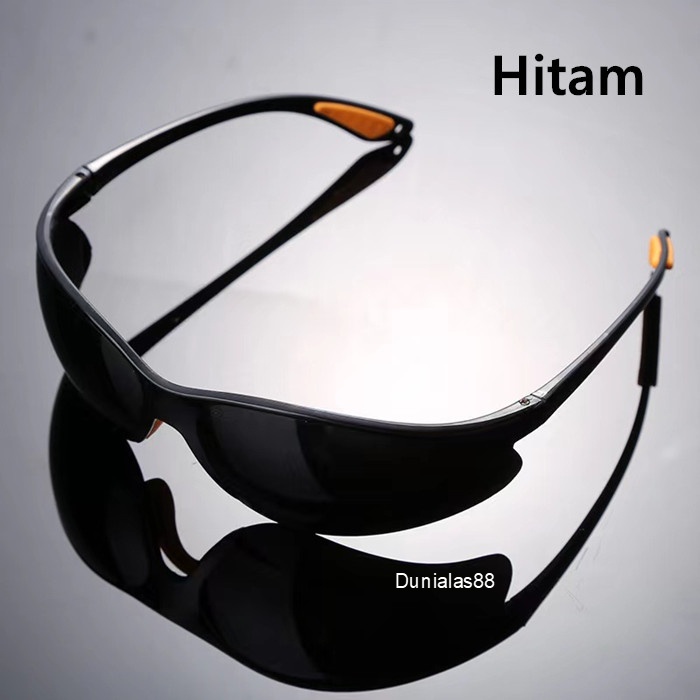 Jual Kacamata Las Kaca Mata Safety Glasses APD Gerinda Goggle Bening ...