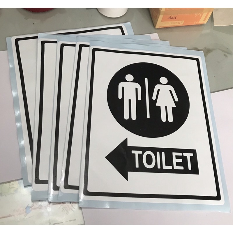 Jual Sticker sign toilet wc kamar mandi man woman pria wanita | Shopee ...