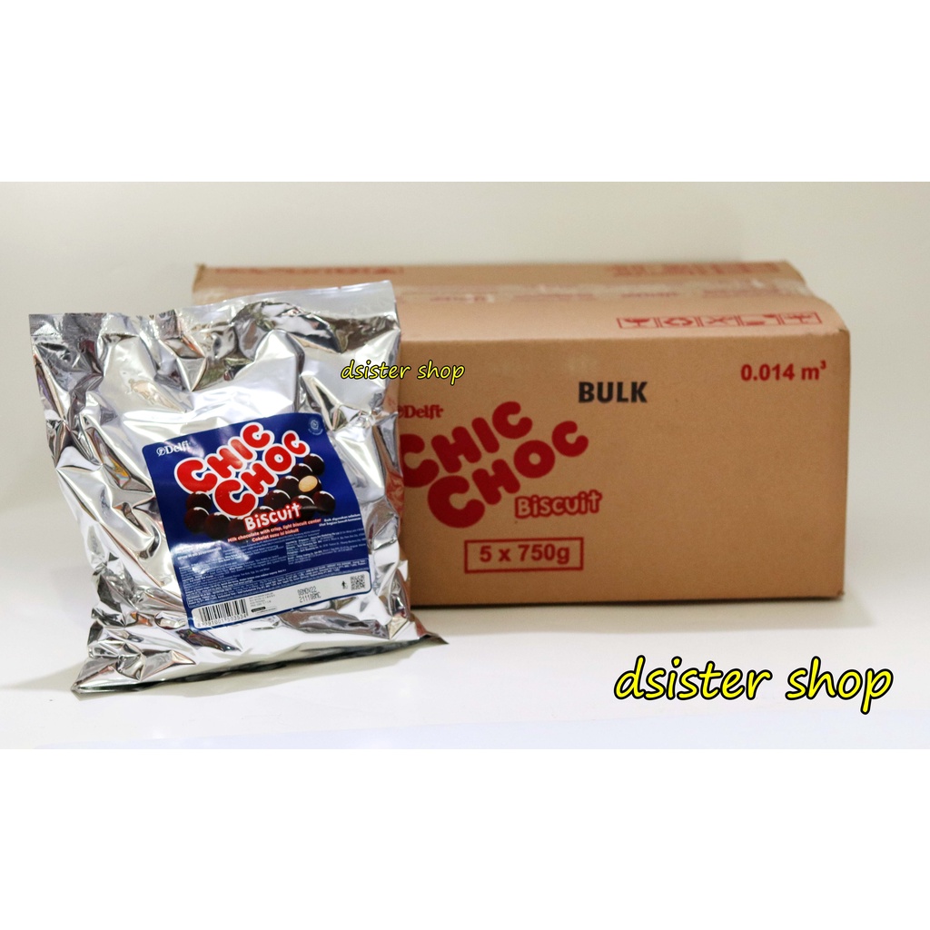 Jual Coklat CHIC CHOC 750gram Cokelat Delfi Dragees Kemasan Pabrik ...