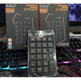 Jual Numeric Keypad Mtech / Keyboard Angka Mtech ( KEYBOARD NUMERIC USB ...