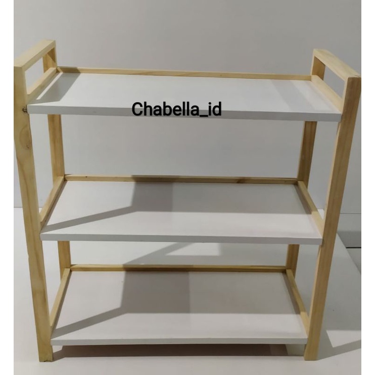 Jual Rak 3 Tingkat Rak Multifungsi Premium Rak Kayu Serbaguna Rak Duduk ...