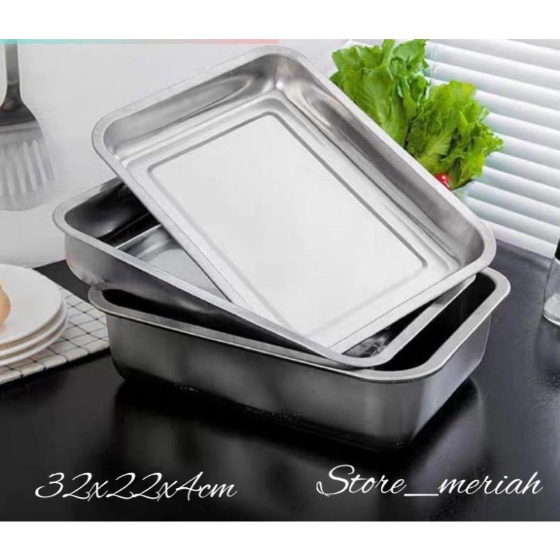 Jual Nampan Stainless Terlengkap & Harga Terbaru Mei 2026 | Shopee ...
