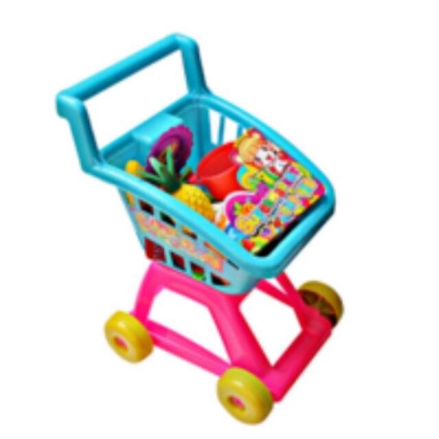 Jual Troly supermarket sm918 | Shopee Indonesia