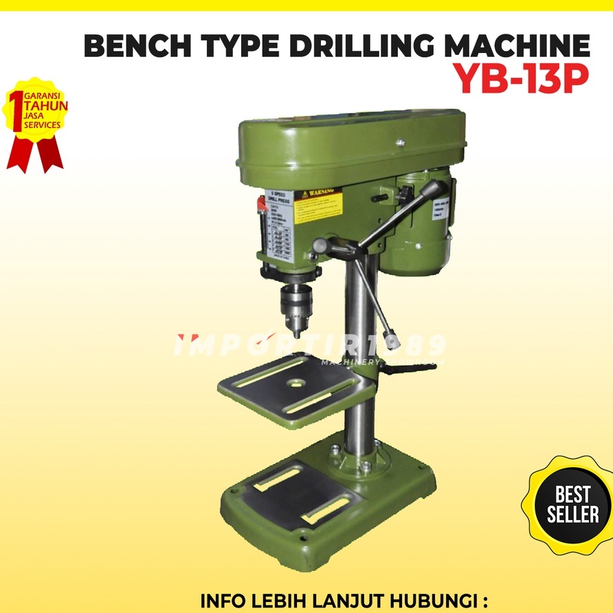 Jual Bench Drilling Machine 13mm Watt 250W Mesin Bor Duduk Importir ...