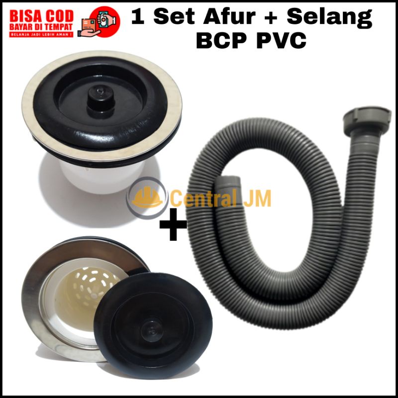 Jual PAKET Afur dan Selang BCP PVC - 1 Set Bak Cuci Piring Wastafel ...