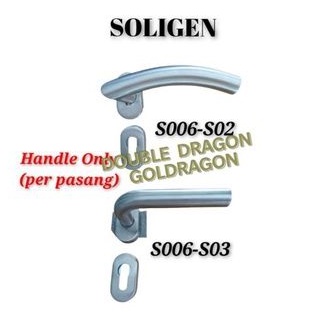 Jual Handle Roses Oval Soligen Stainless Pintu Frame Aluminium | Shopee ...