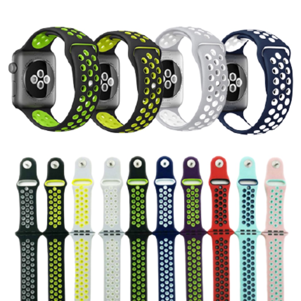 Jual Strap Untuk iWATCH Nike Sport Band Watch PREMIUM Sport Band 41mm ...