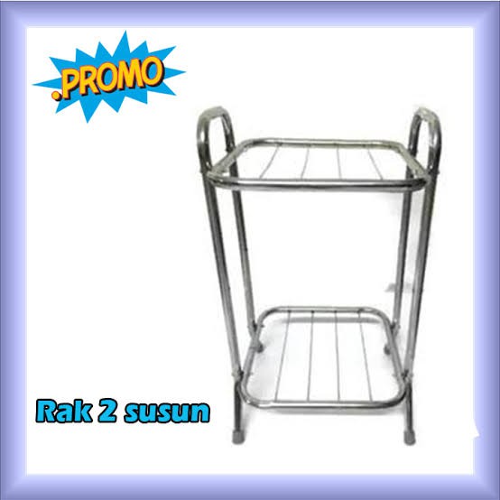 Jual Rak Dispenser/Rak Guci/Rak Magicom Stainless 2 Susun | Shopee ...