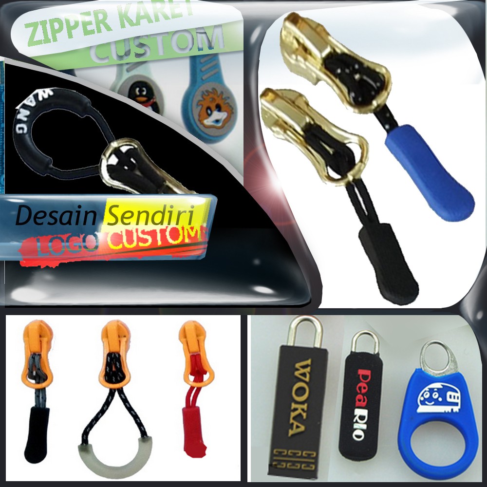 Jual PABRIK KEPALA RESLETING RUBBER ZIPPER PULLER KARET AKSESORIS ...