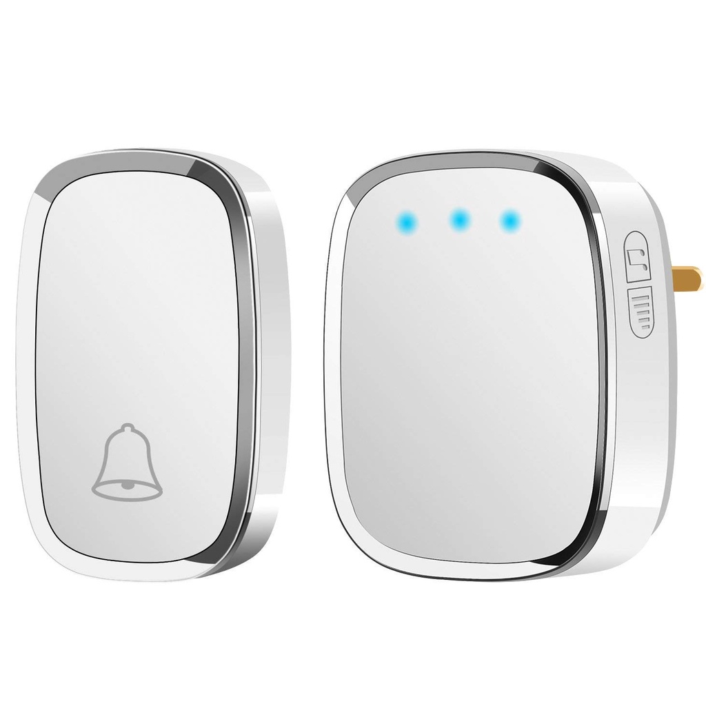 Jual Wireless Doorbell Premium Suara Bunyi Ruang Tamu Pintu Kamar Rumah ...