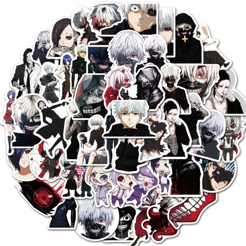 Jual label stiker anime manga jepang tokyo ghoul | Shopee Indonesia