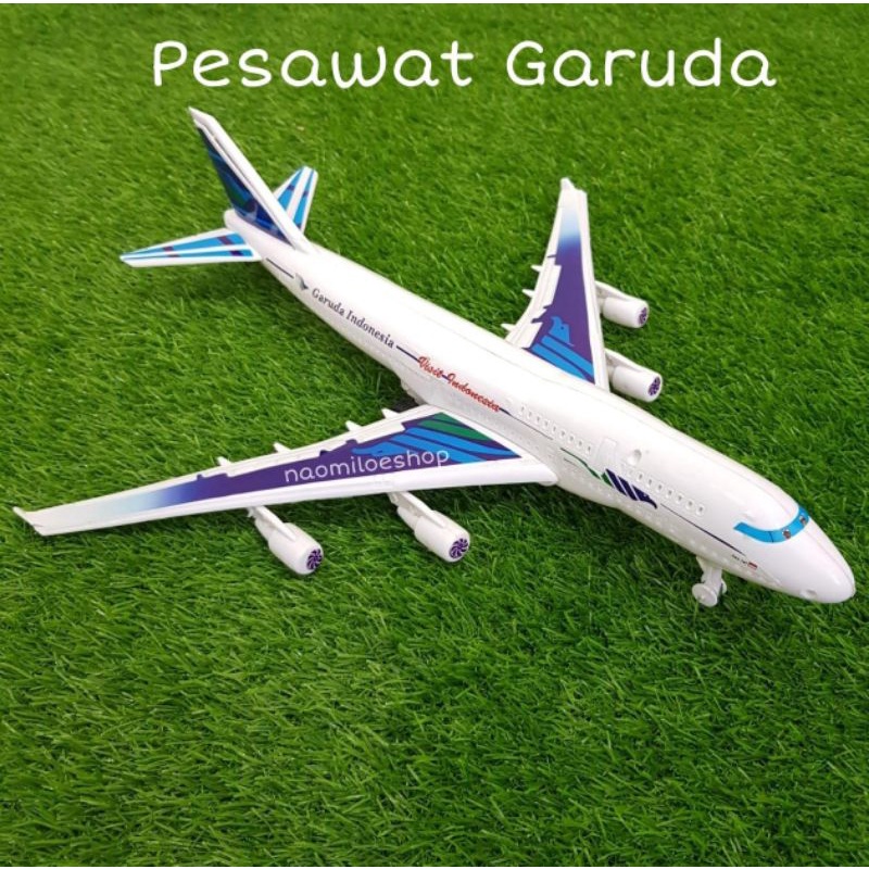 Jual pesawat friction besar Mainan Anak Miniatur Pesawat Terbang Garuda Indonesia Citilink ...