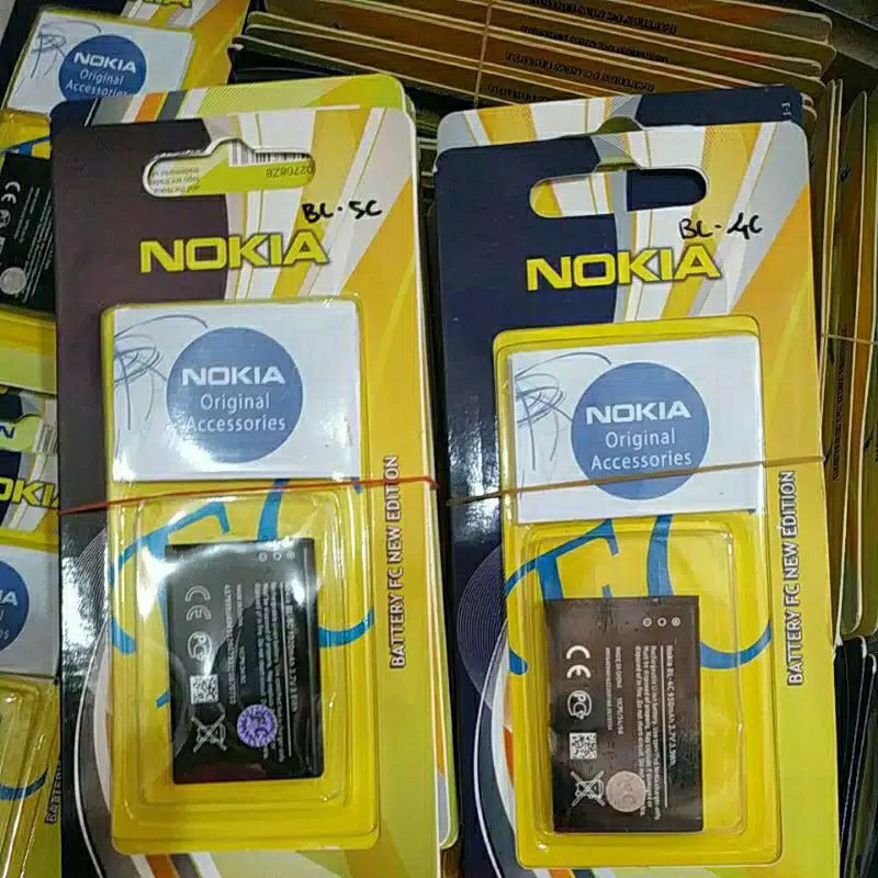 Jual 4C/ 5C Battery Batre Baterai batere BL-5C BL-4C segel FC ORI 99% Packing Panjang BL5C ...