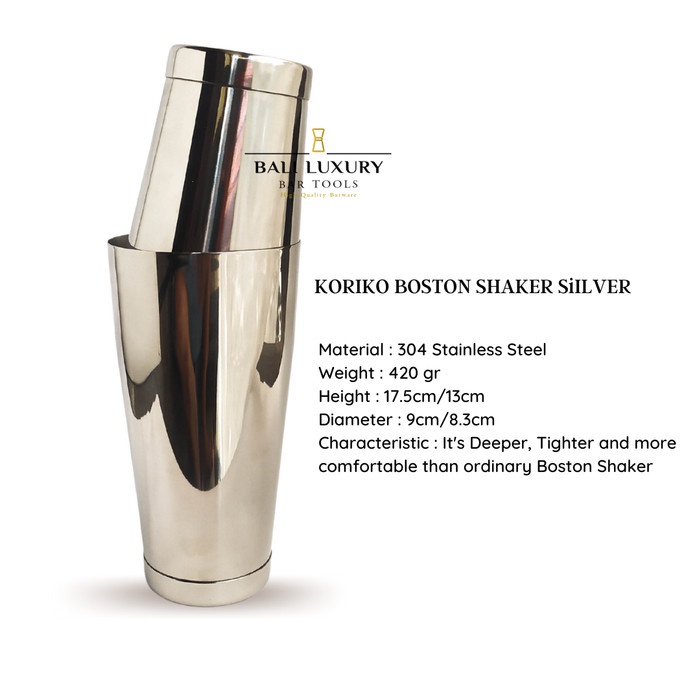 Jual Koriko Boston Shaker with Half Tin | Shopee Indonesia