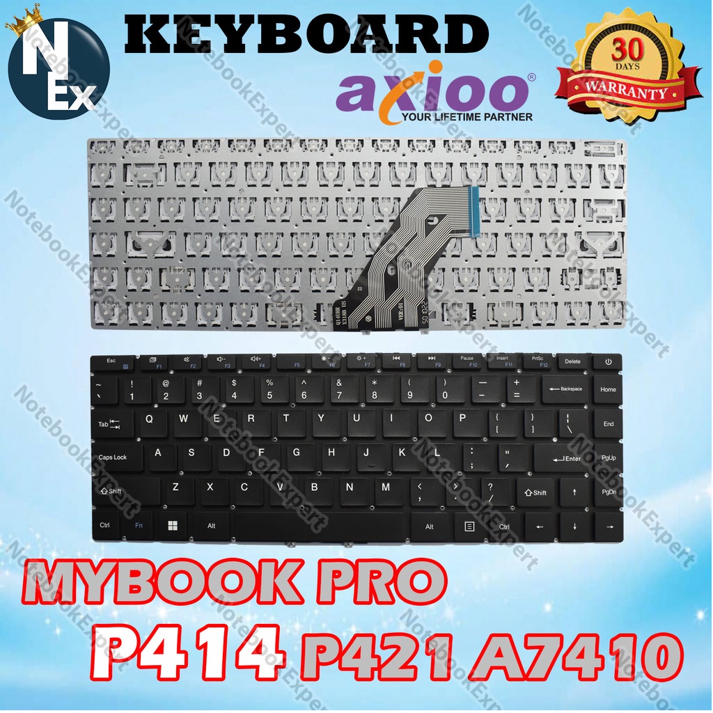 Jual KEYBOARD AXIOO MYBOOK PRO P414 P421 A7410 - BLACK | Shopee Indonesia