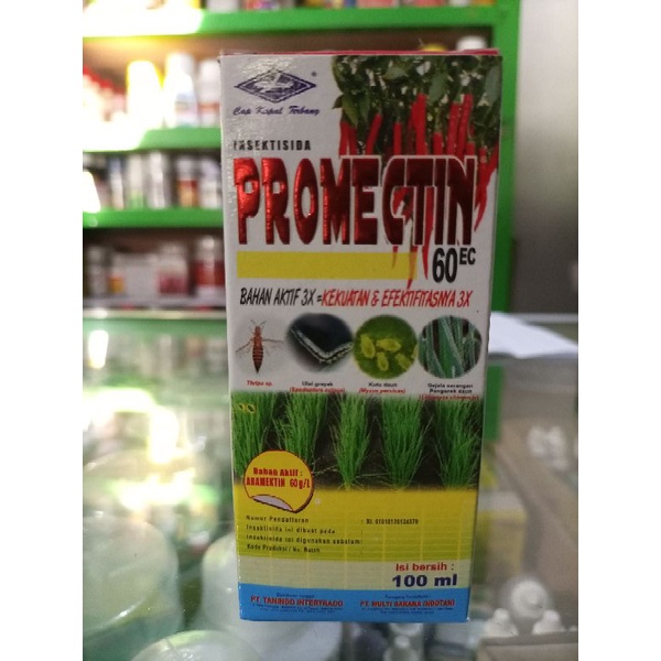 Jual Insektisida PROMECTIN 60 EC Kemasan 100 ml | Shopee Indonesia