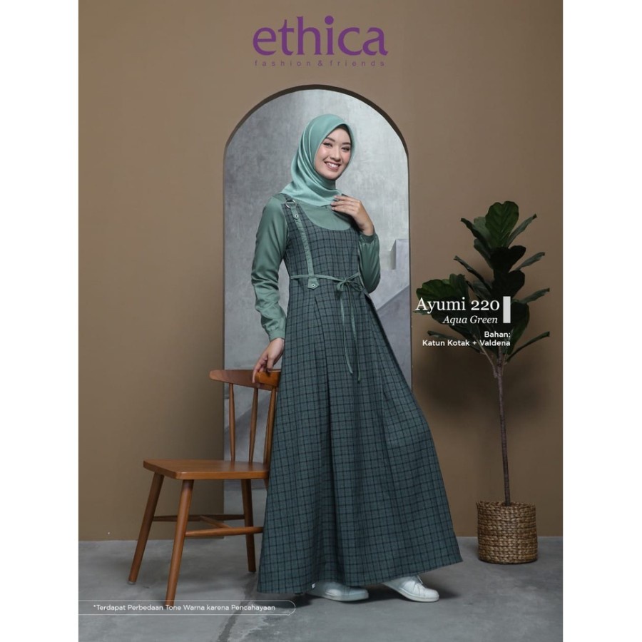 Jual DRESS ONLY ETHICA ORIGINAL AYUMI 220 AQUA GREEN GAMIS DEWASA GAMIS ...