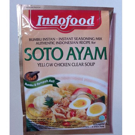 Jual Bumbu Instan Indofood Soto Ayam 45gram | Shopee Indonesia