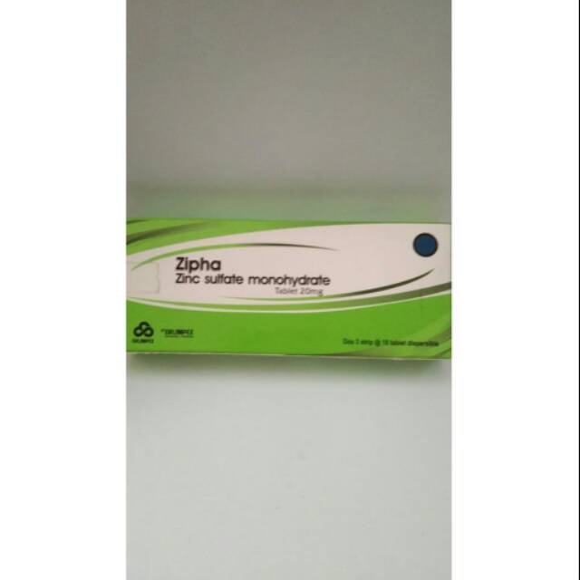 Jual ZIPHA TAB 20MG ( ZINC TAB) | Shopee Indonesia