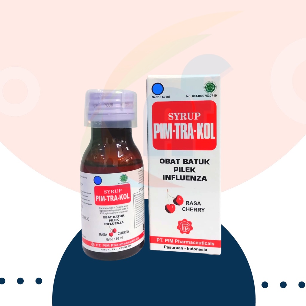 Jual PIMTRAKOL Syrup 60 ML Rasa Cherry Dan Lemon - Pim-Tra-Kol Sirup ...