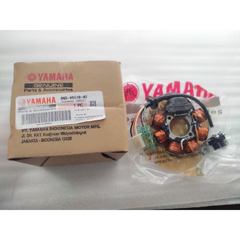 Jual Stator/sepul assy original Yamaha untuk motor F1/Fizr. 4ns-h5510-02 | Shopee Indonesia